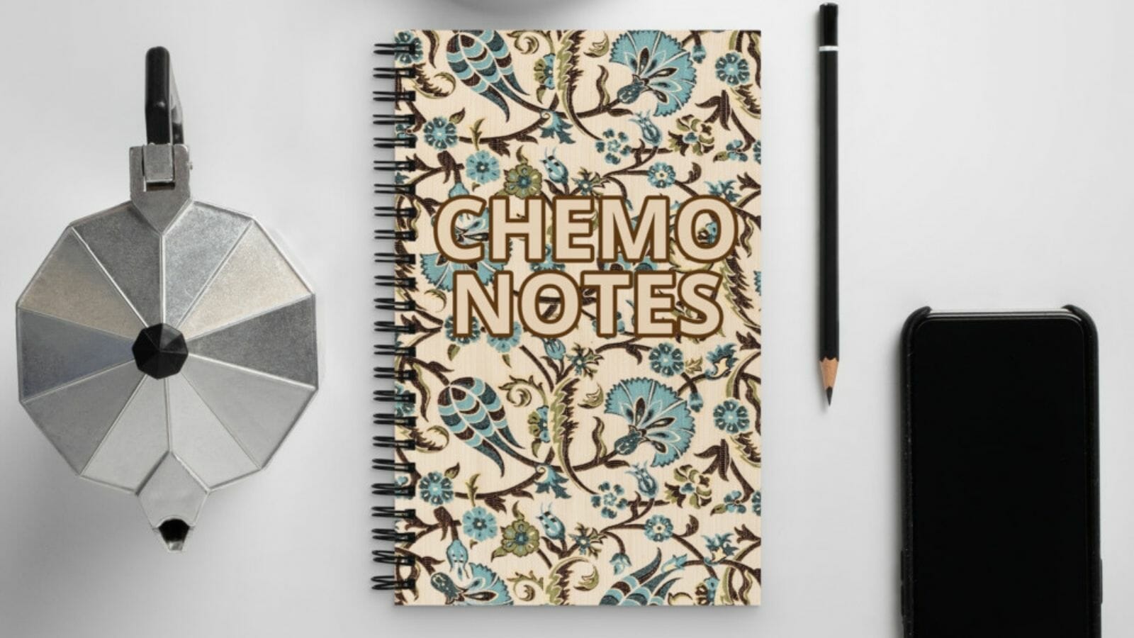 Stylish ‘Chemo Notes’ | Spiral Notebook