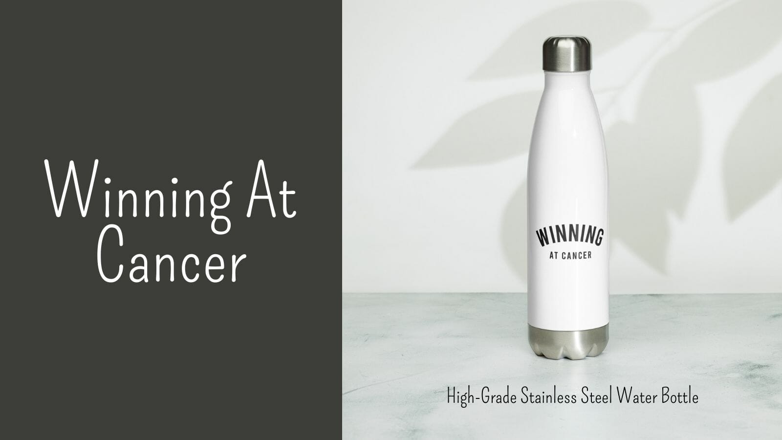 Winning At Cancer | High-Grade Stainless Steel Water Bottle | PBA Free