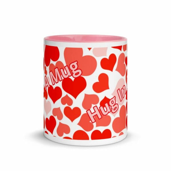 Hug In A Mug | Pink Or Red Ceramic Mug