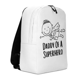 Daddy Of A Superhero | Minimalist Backpack