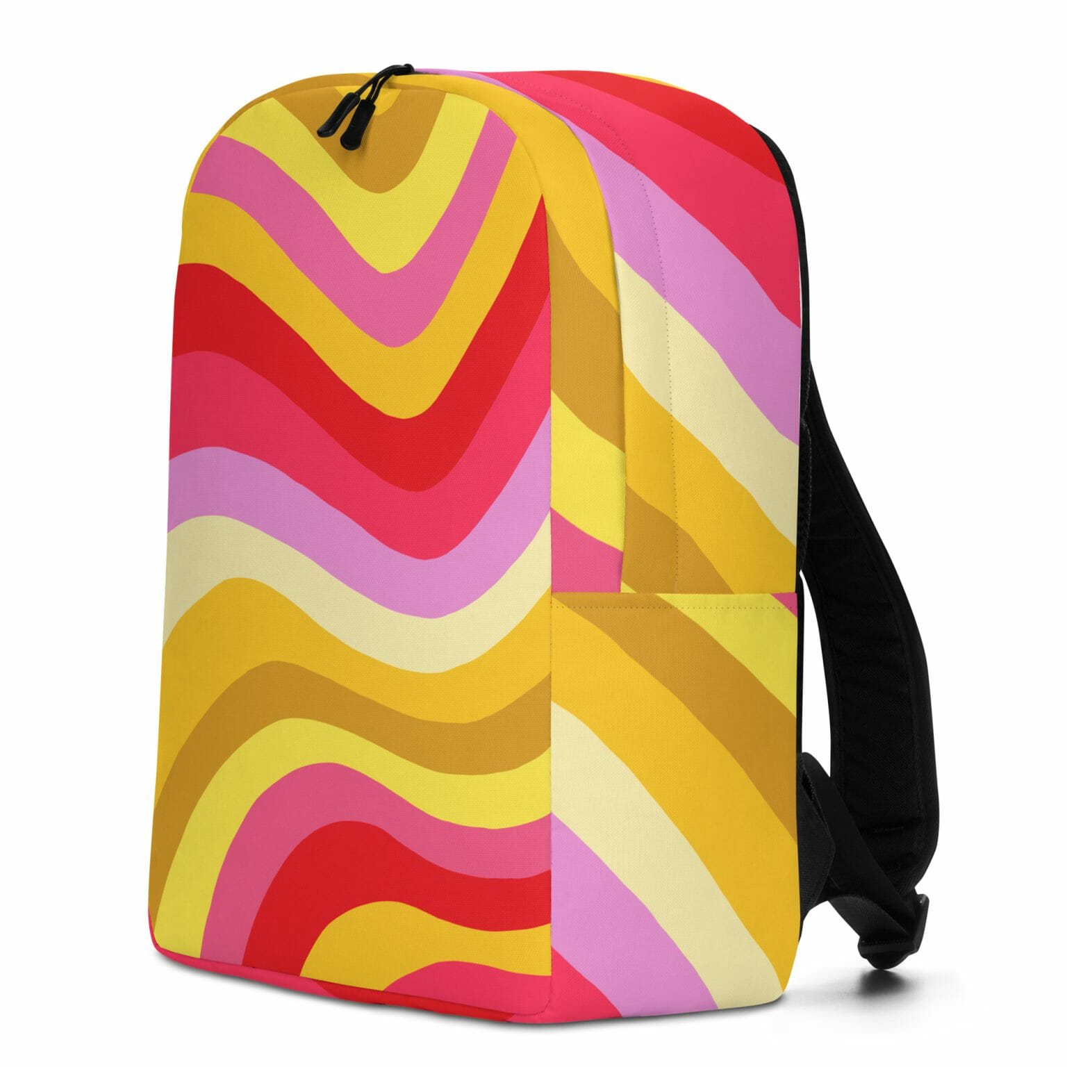 Colorful Swirls Minimalist Backpack