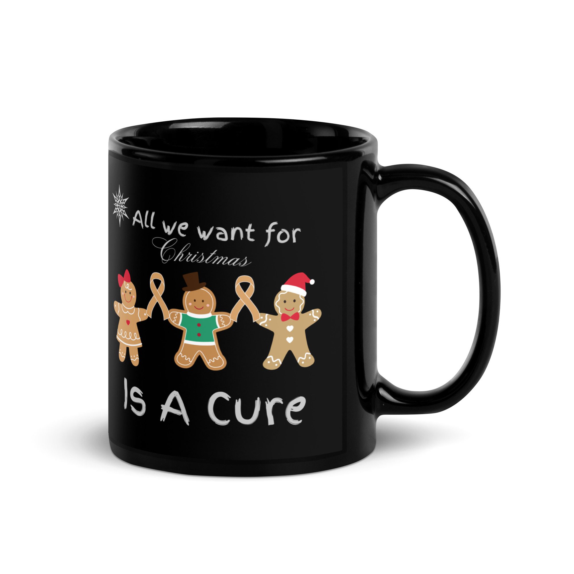 All We Want For Christmas Is A Cure Gingerbread Men Mug A Sweet Wish All We Want For Christmas Is A Cure Gingerbread Men Mug A Sweet Wish