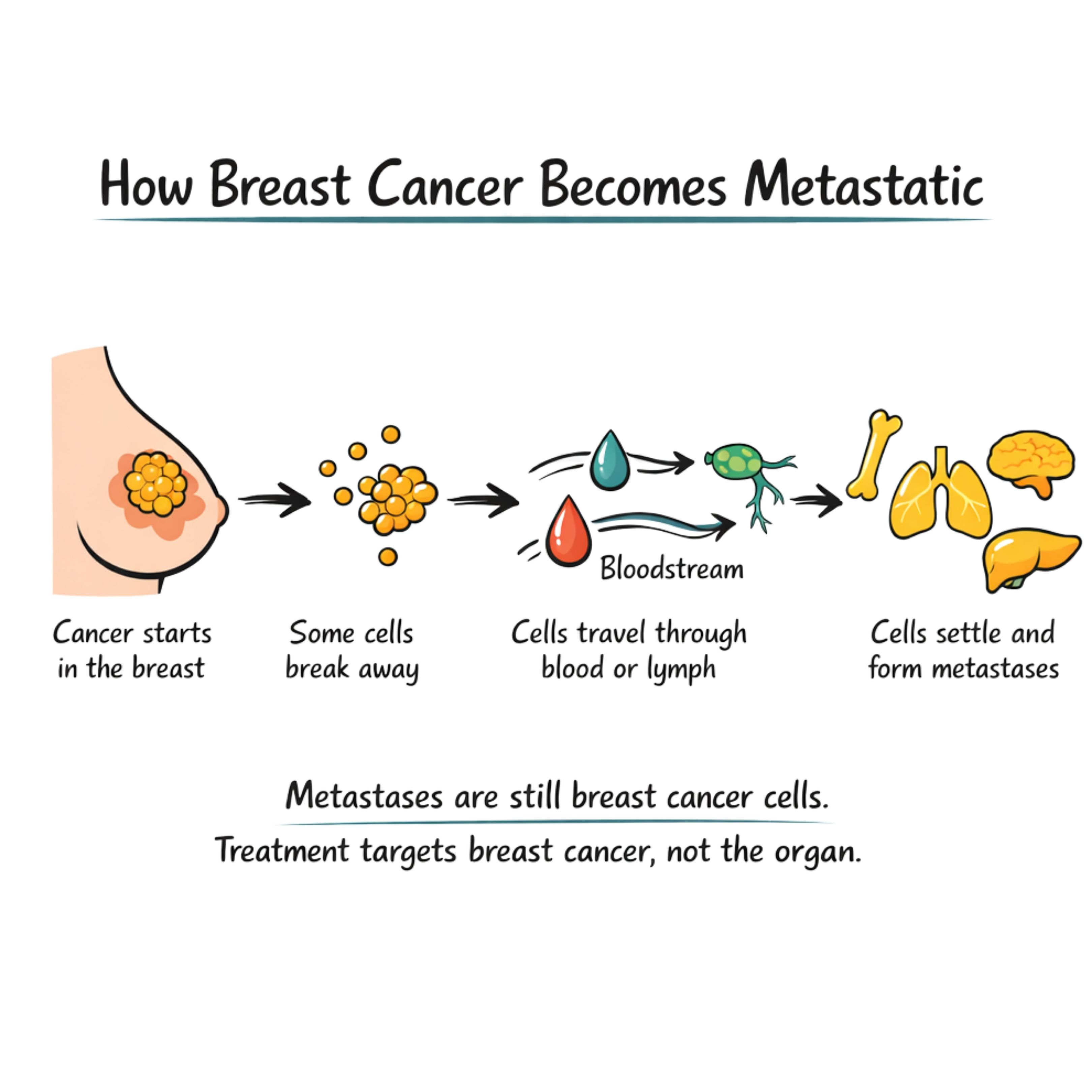 A Guide To Metastasis And Breast Cancer Symptoms And Treatments